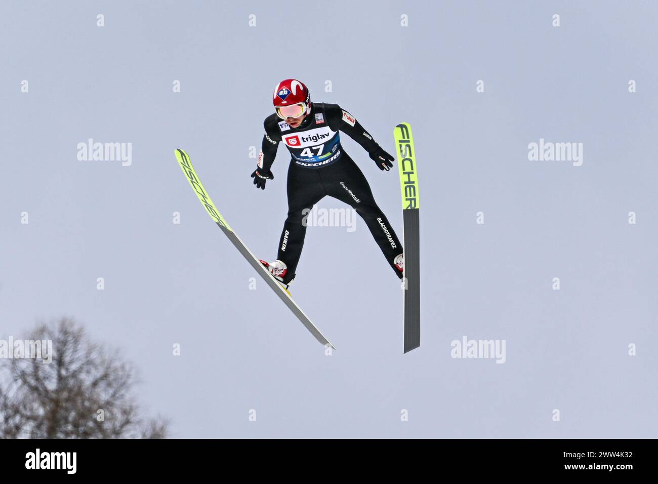 Planica, Slovenia. 21st Mar, 2024. Kamil Stoch of Poland in action ...