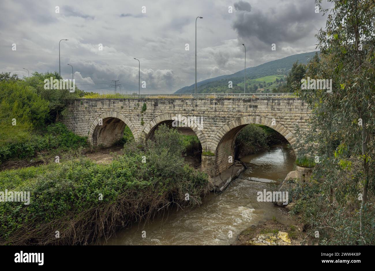 Jordan river bridge hi-res stock photography and images - Alamy