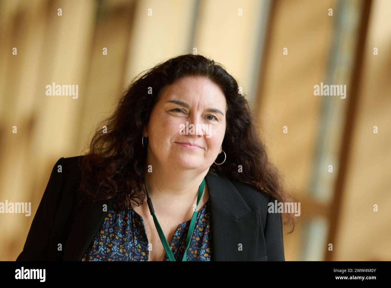 Edinburgh Scotland, UK 21 March 2024. Katy Clark MSP at the Scottish ...