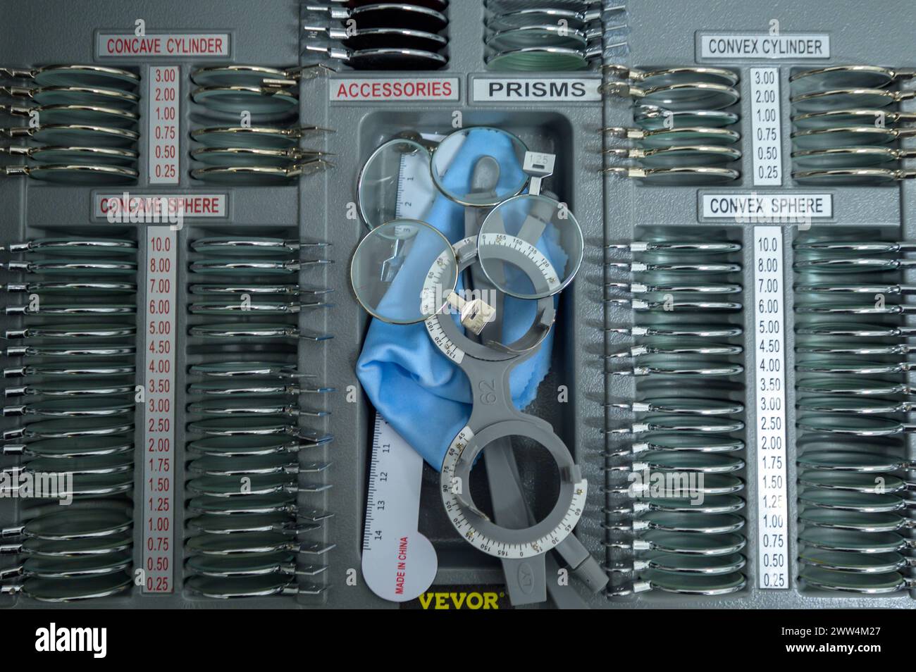 Optometry Lens set Stock Photo - Alamy