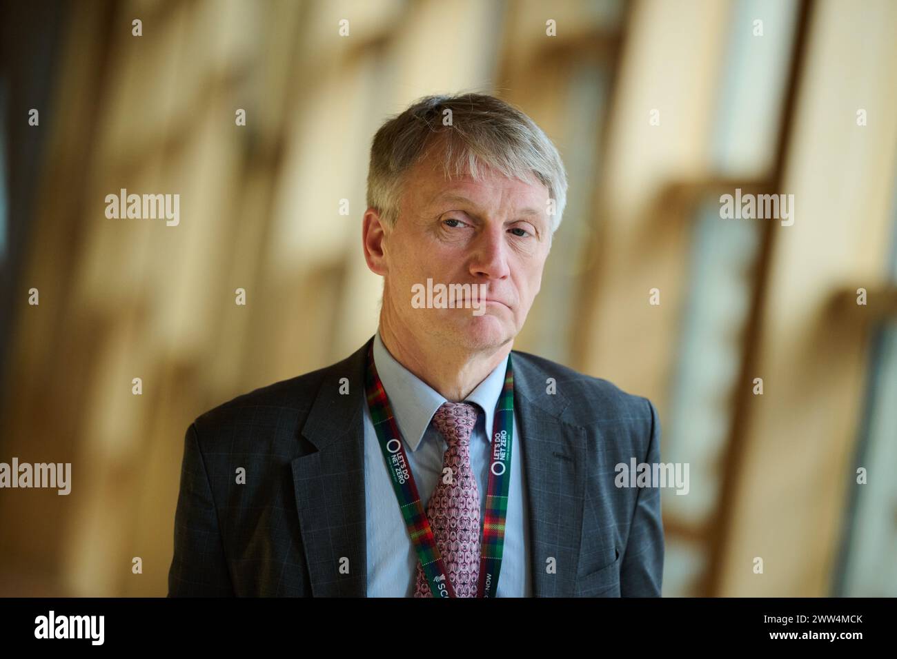 Edinburgh Scotland, UK 21 March 2024. Ivan McKee MSP at the Scottish ...