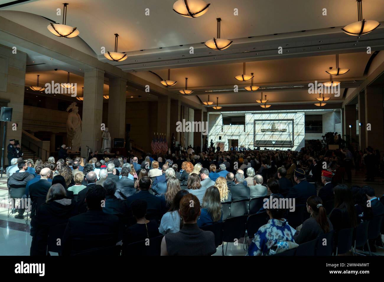 Washington, United States. 21st Mar, 2024. People attend a ...