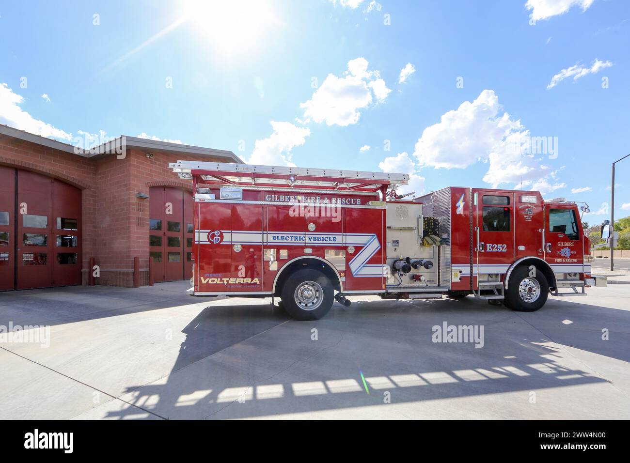 Gibert's new Pierce Volterra electric fire truck operates out of Fire ...
