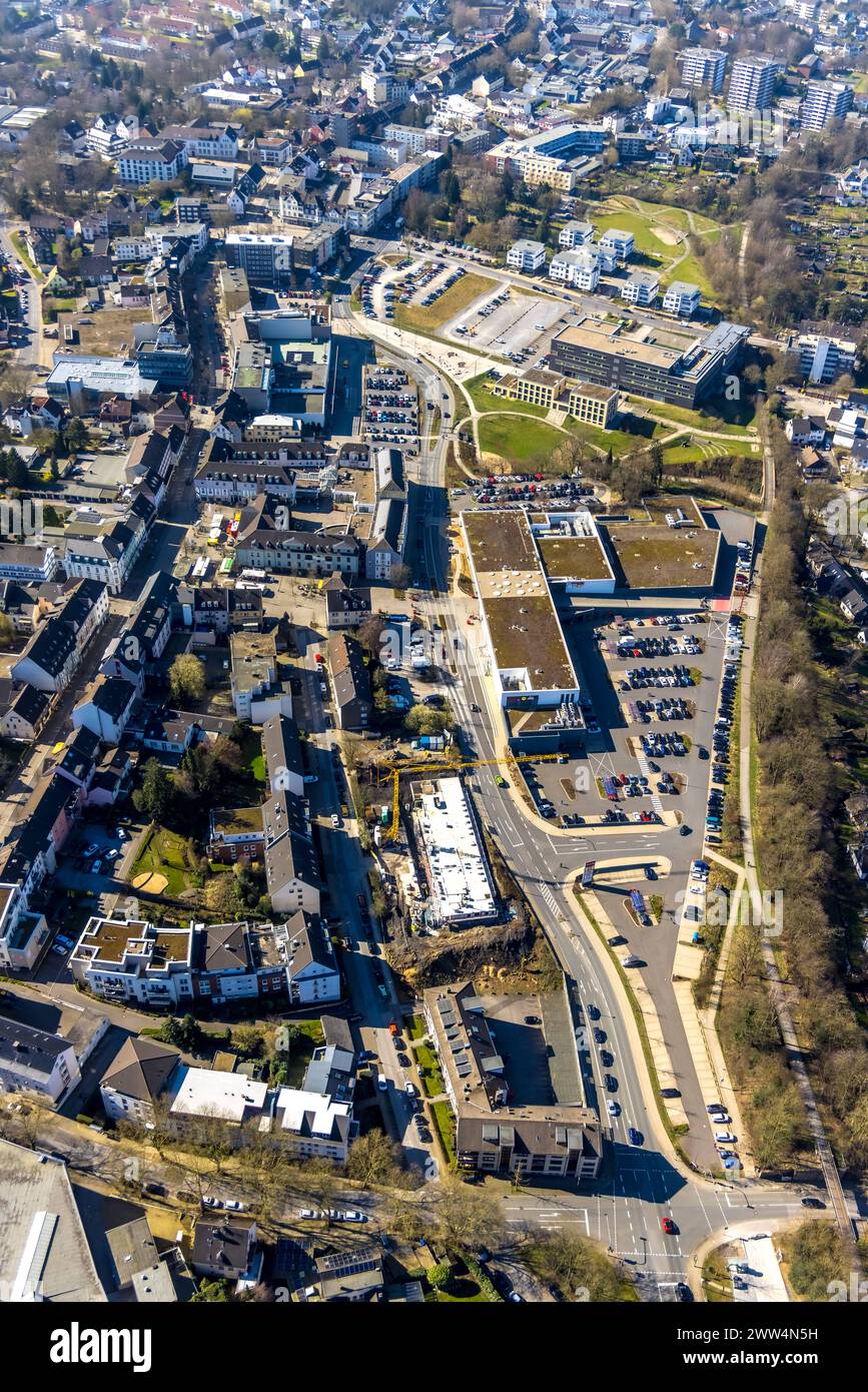 Luftbild, Campus Velbert/Heiligenhaus Hochschule, Rathaus, Forum ...