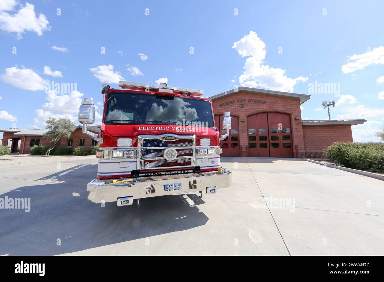 Gibert's new Pierce Volterra electric fire truck operates out of Fire ...
