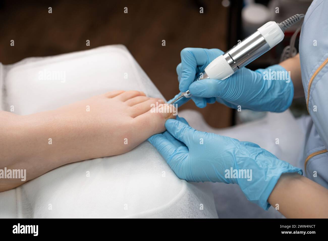 Making machine pedicure feet hi-res stock photography and images - Alamy