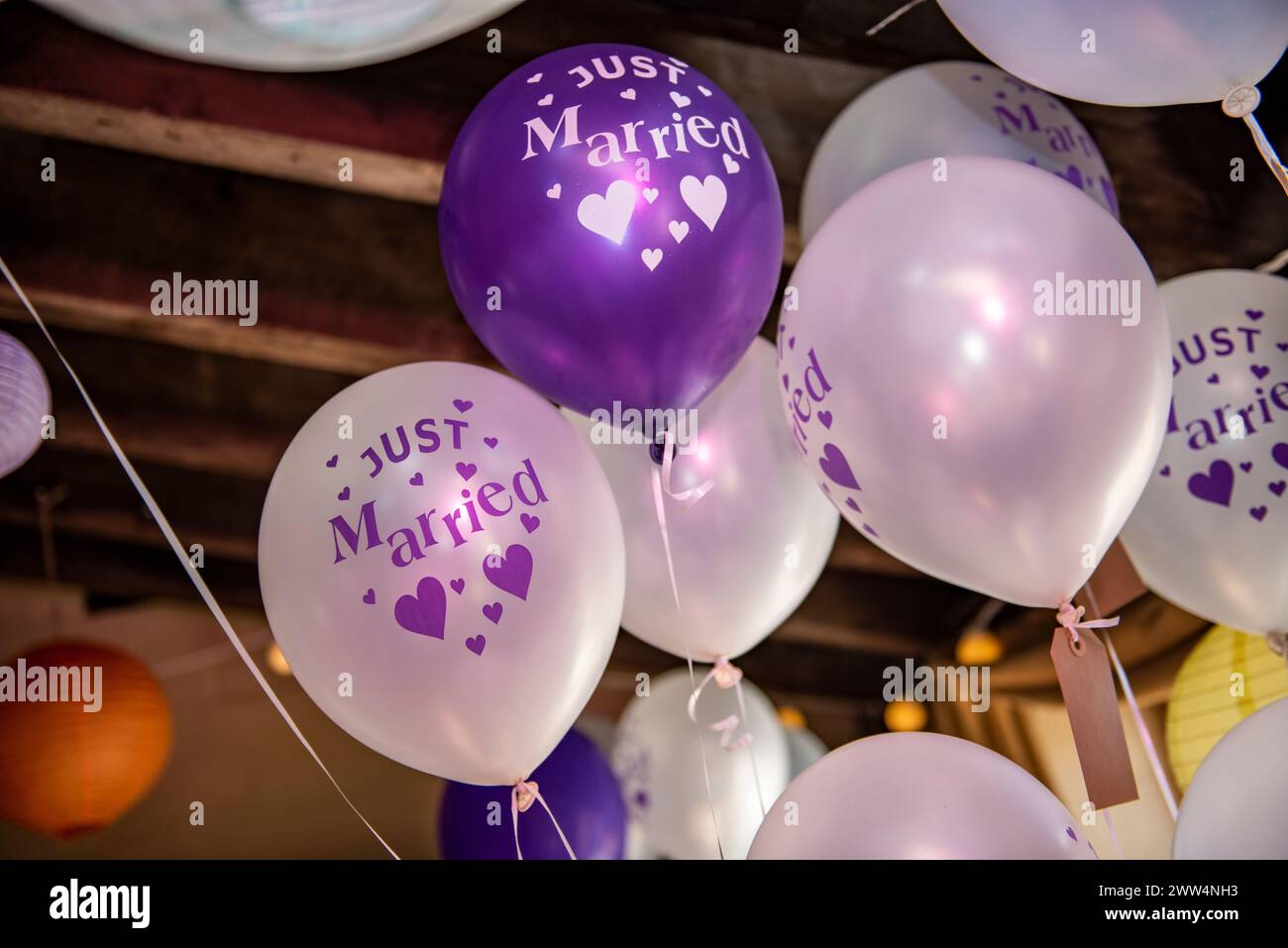 Bunch of balloons Stock Photo - Alamy