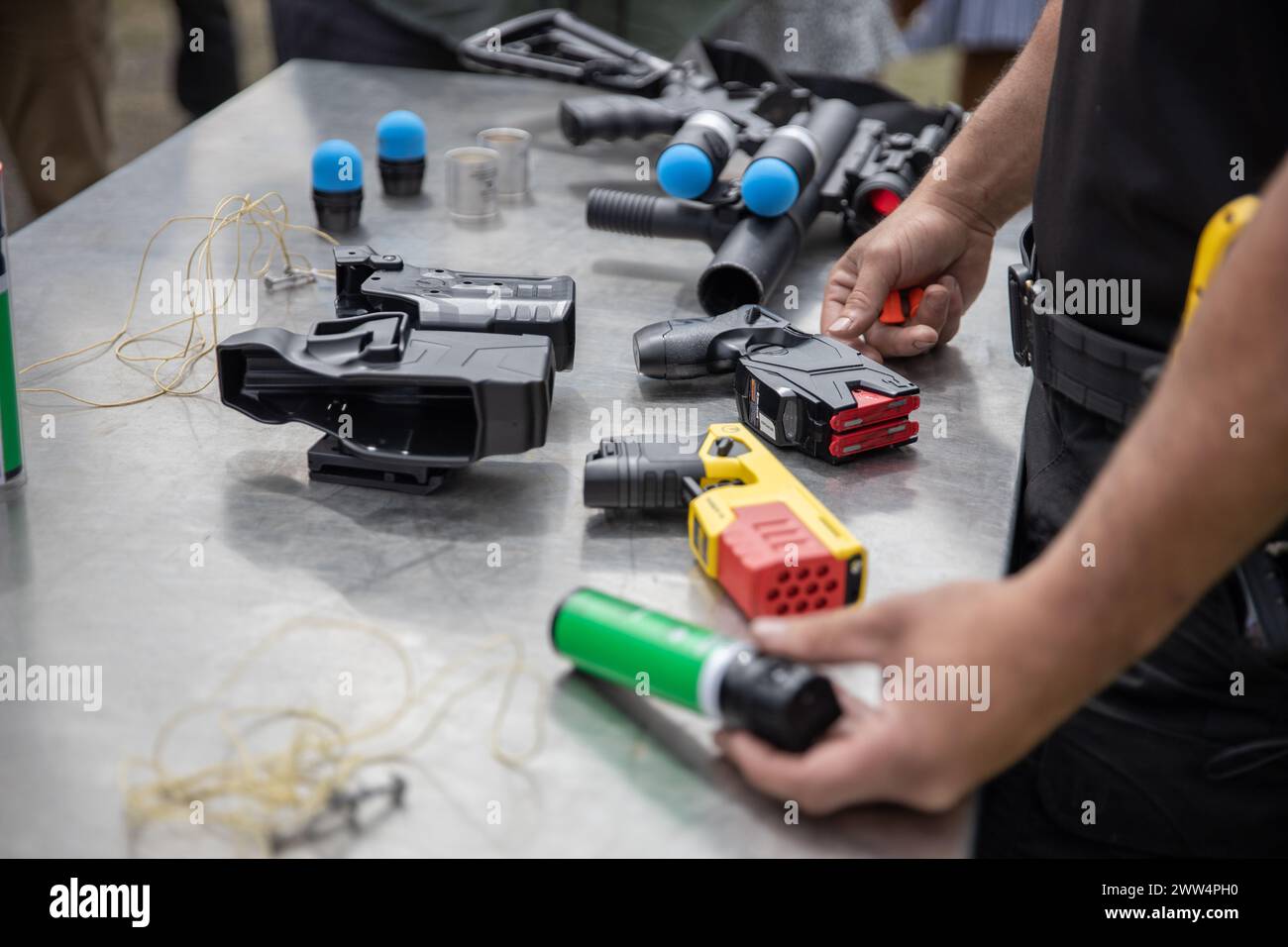 Less Lethal Munitions Stock Photo - Alamy