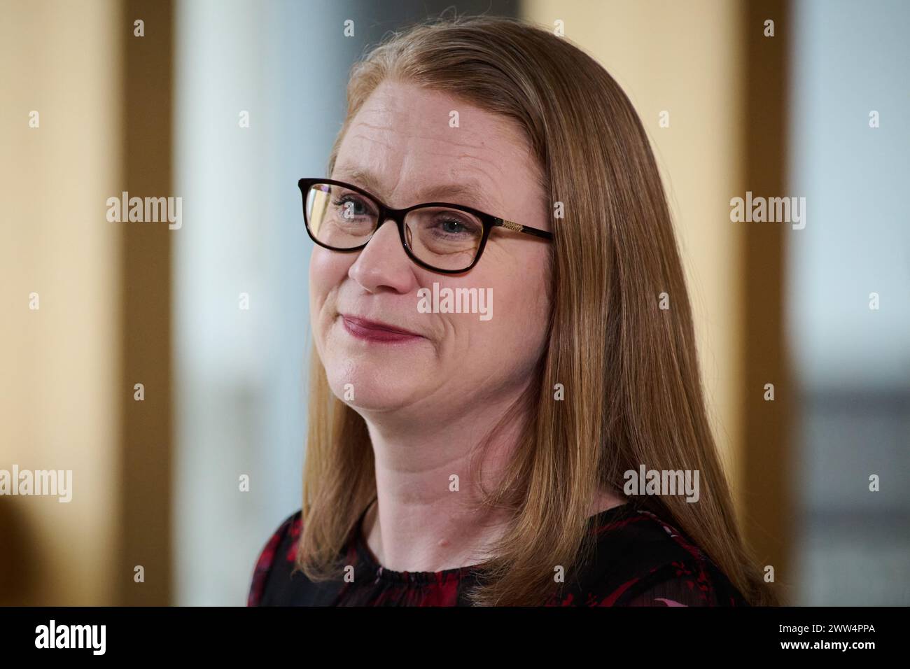 Edinburgh Scotland, UK 21 March 2024. Cabinet Secretary for Social ...