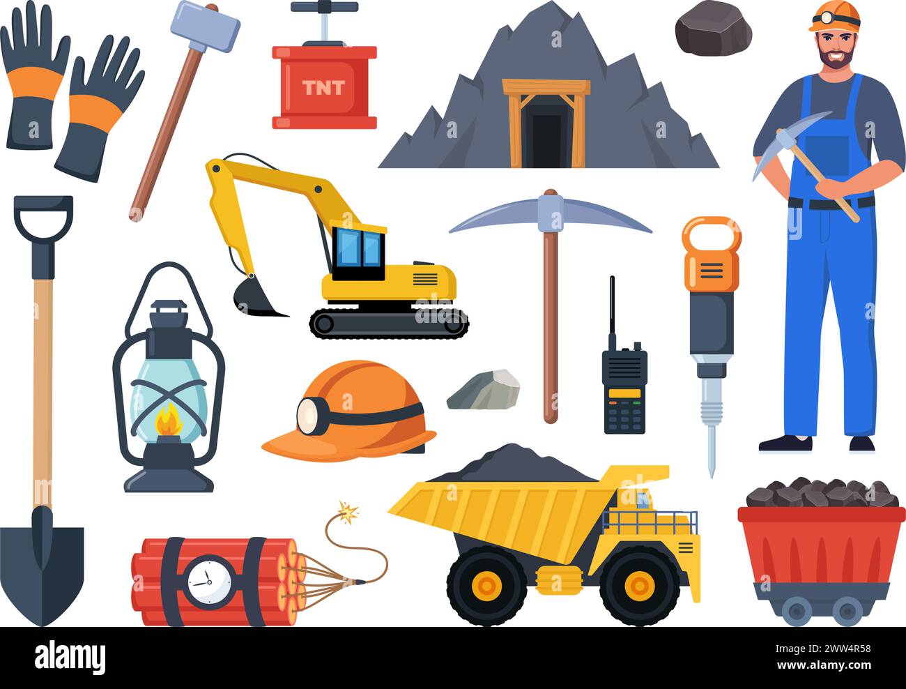 Gold mining pit Cut Out Stock Images & Pictures - Alamy