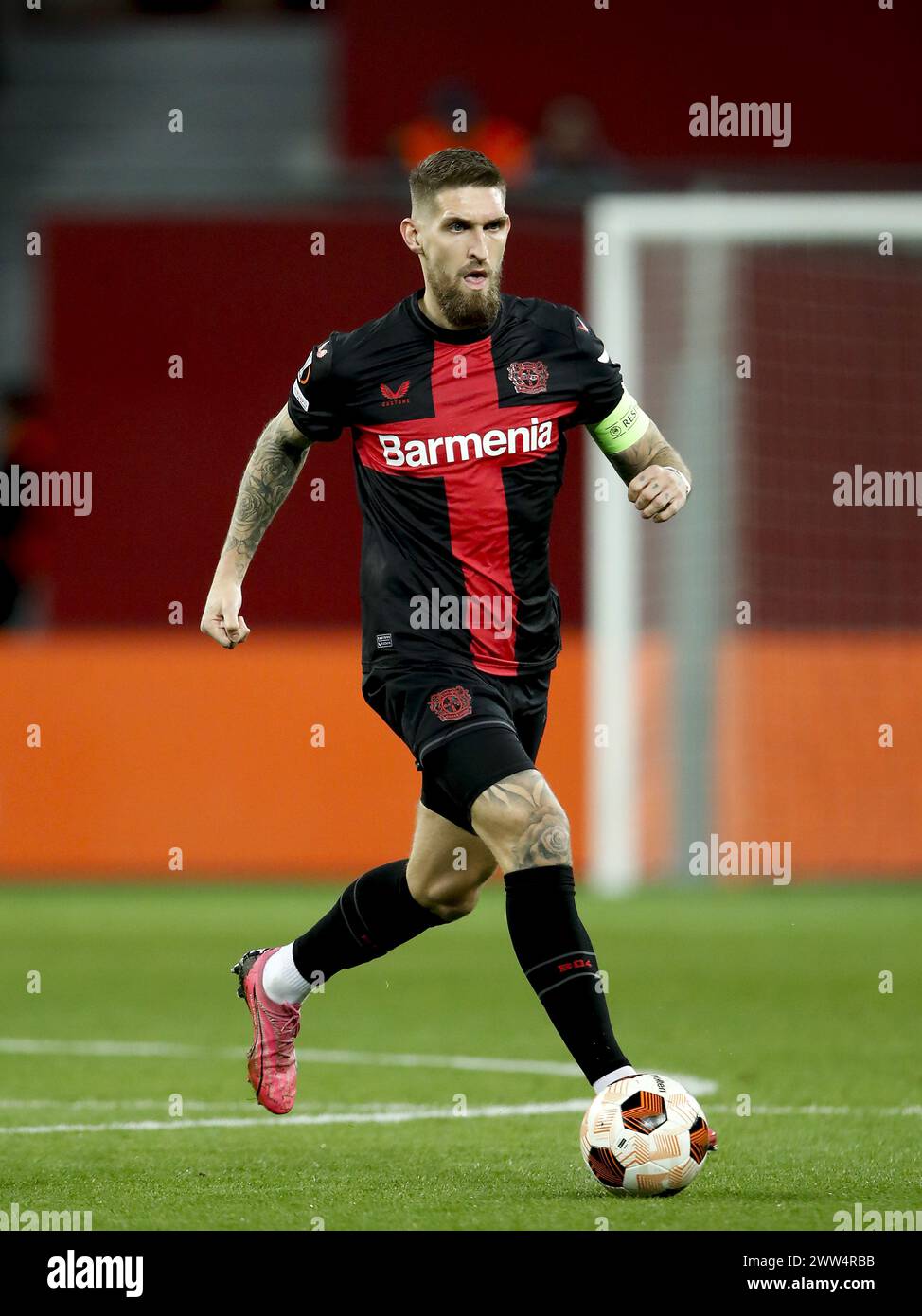 LEVERKUSEN - Robert Andrich of Bayer 04 Leverkusen during the UEFA ...
