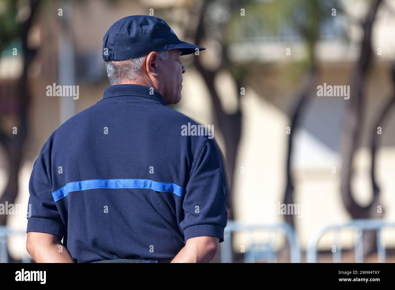 Saint Denis, Reunion Island - July 14 2016: Prison guard from the ...