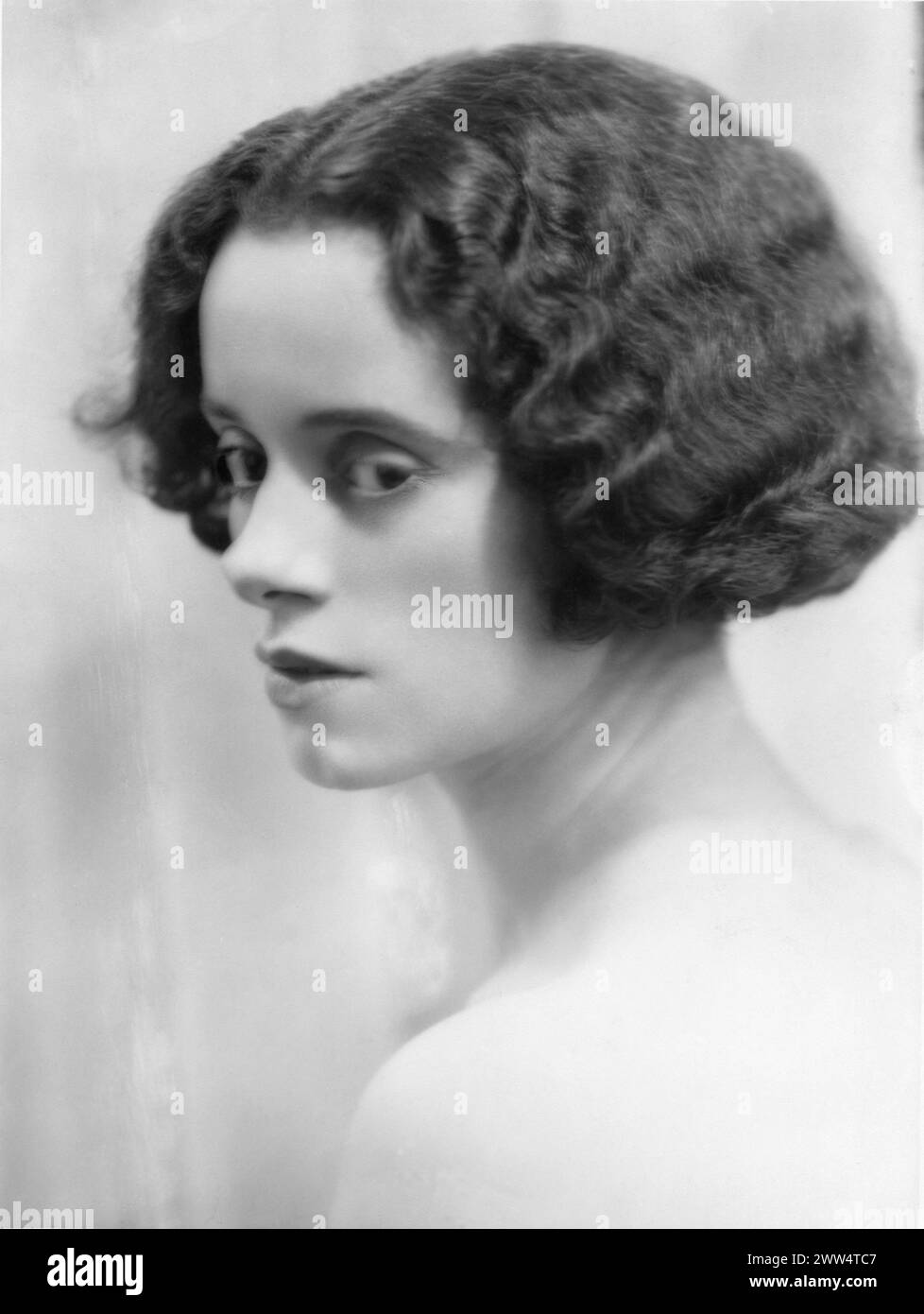 London-born British actress ELSA LANCHESTER in a 1930 Portrait by ...