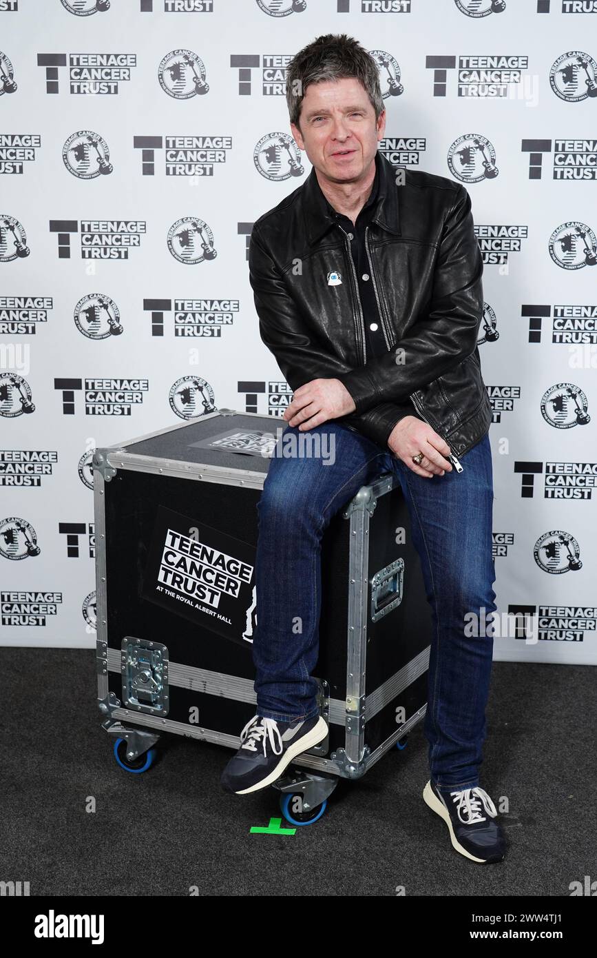 Noel Gallagher backstage before his performance at the Royal Albert ...