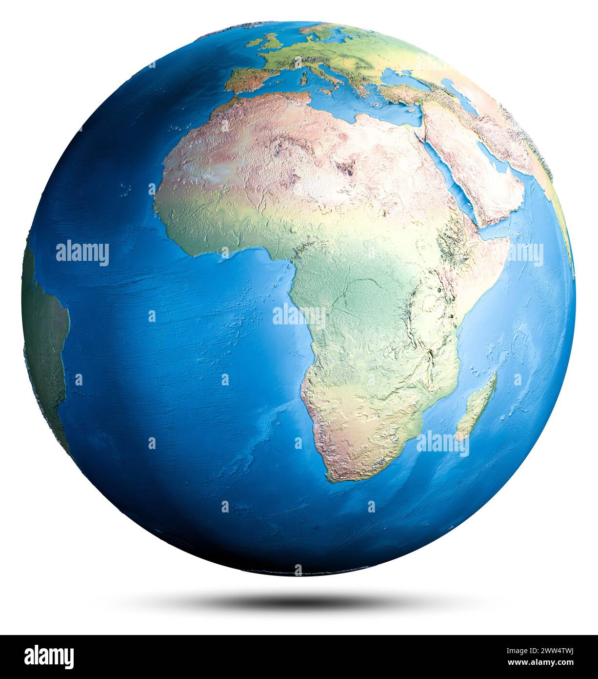 World globe planet map. Elements of this image furnished by NASA. 3d ...