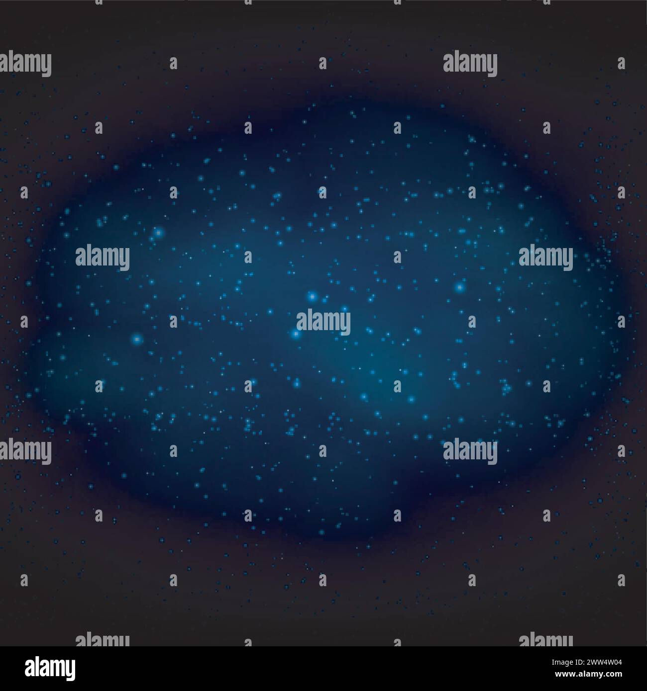 Milky Way Space Background, Vector Illustration Stock Vector Image ...