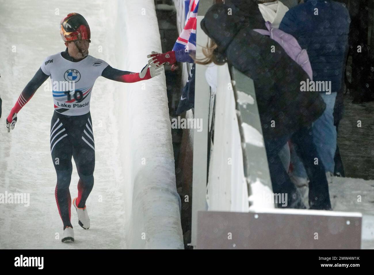Yin Zheng, of China, reacts after his second heat during a World Cup ...