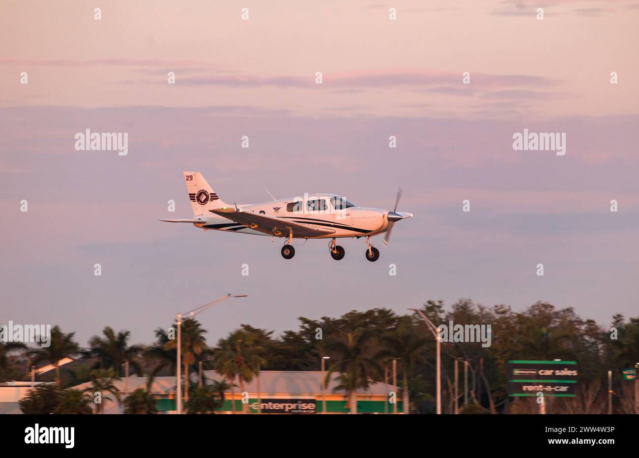 FORT MYERS, FLORIDA, USA - 15 FEB 2024. 2022 PIPER ARCHER III, PA-28 ...