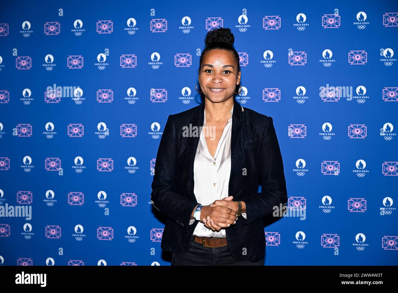 Paris, France. 20th Mar, 2024. Laura Georges during the Olympic Games ...