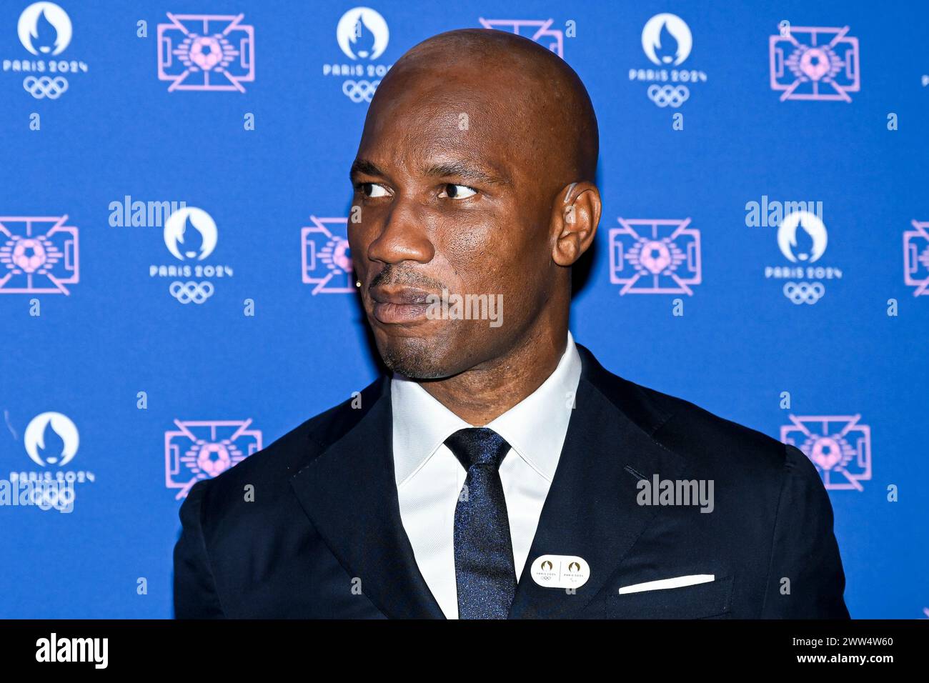 Paris, France. 20th Mar, 2024. Didier Drogba during the Olympic Games ...