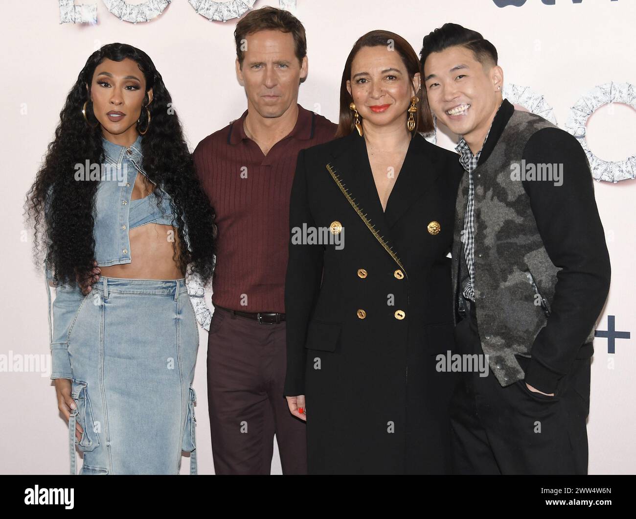 Los Angeles, USA. 21st Mar, 2024. (L-R) LOOT Cast Michaela Jaé ...