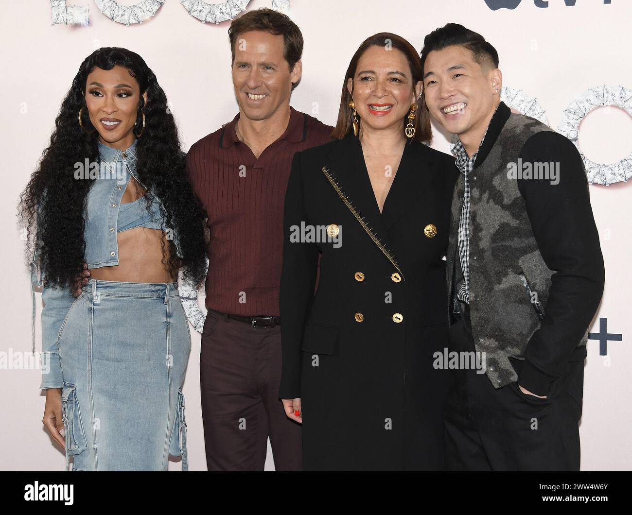 Los Angeles, USA. 21st Mar, 2024. (L-R) LOOT Cast Michaela Jaé ...