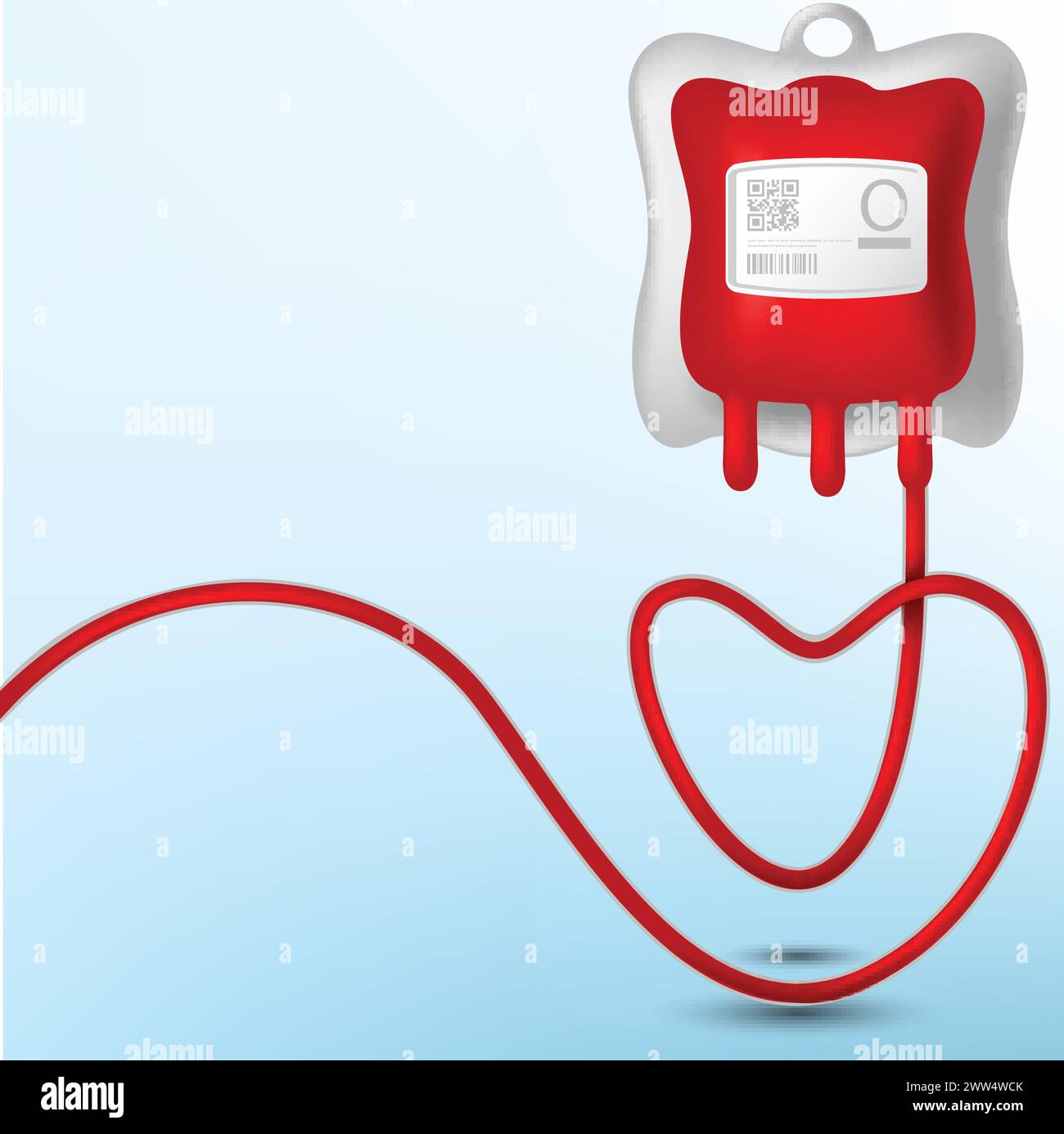 Blood Bag, Vector Illustration Stock Vector Image & Art - Alamy