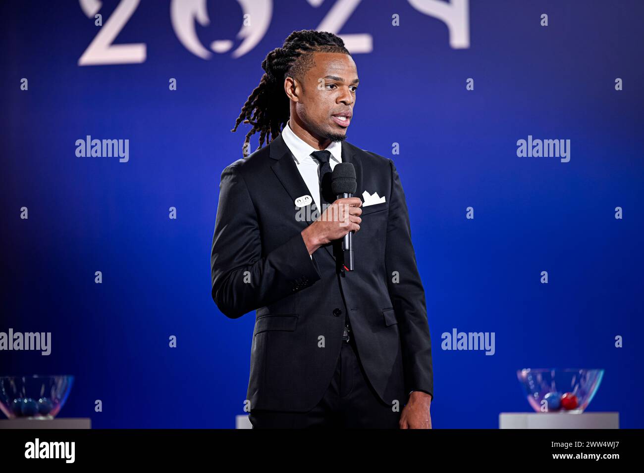 Paris, France. 20th Mar, 2024. Loic Remy during the Olympic Games ...