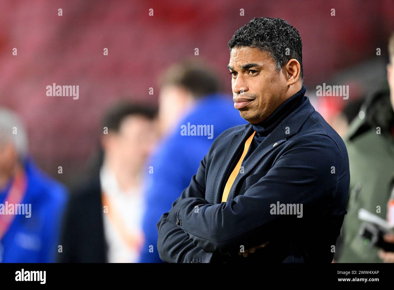NIJMEGEN - Holland U21 coach Michael Reiziger prior to the friendly ...