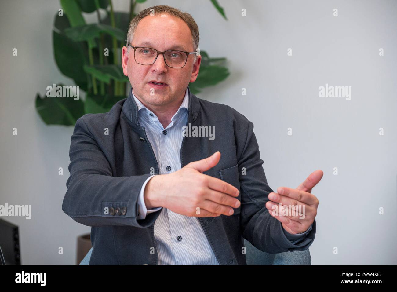 Lichtenfels, Germany. 21st Mar, 2024. An interview with Frank Carsten ...