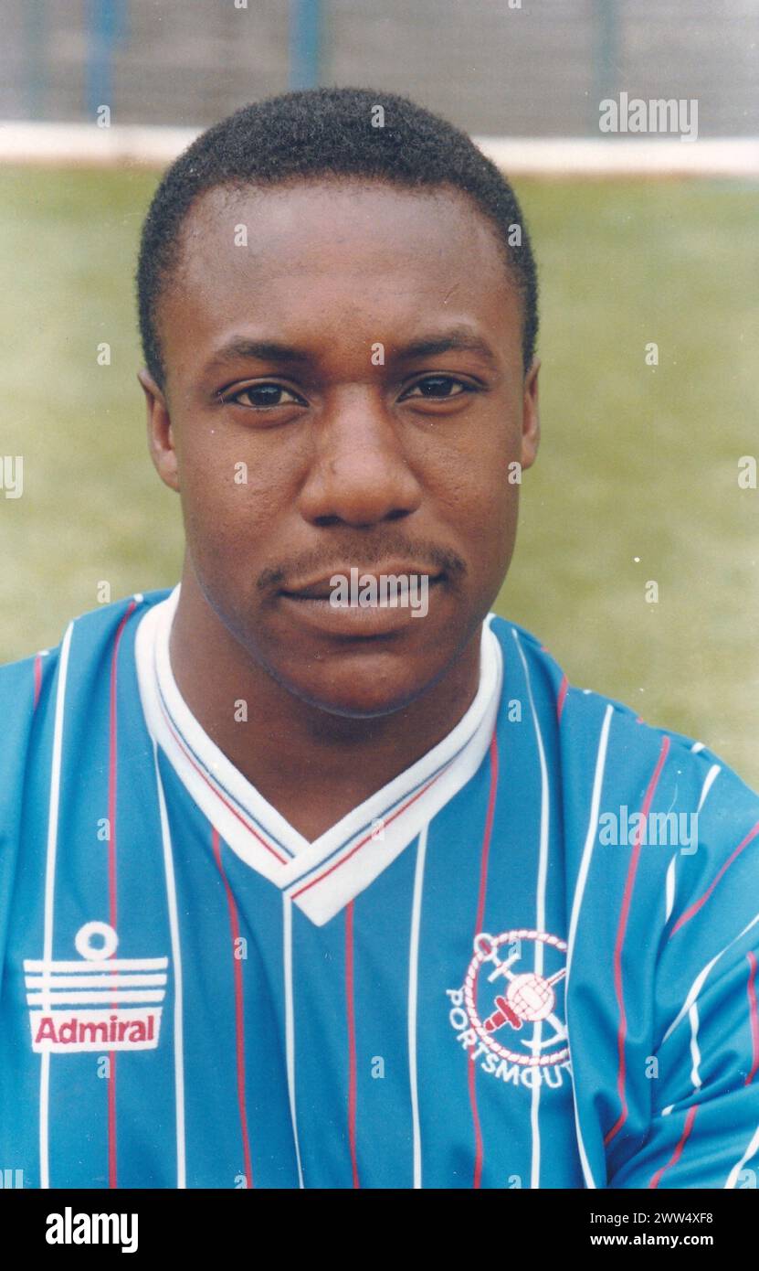 PORTSMOUTH FC TERY CONNOR 1987. PIC MIKE WALKER, 1987 Stock Photo - Alamy