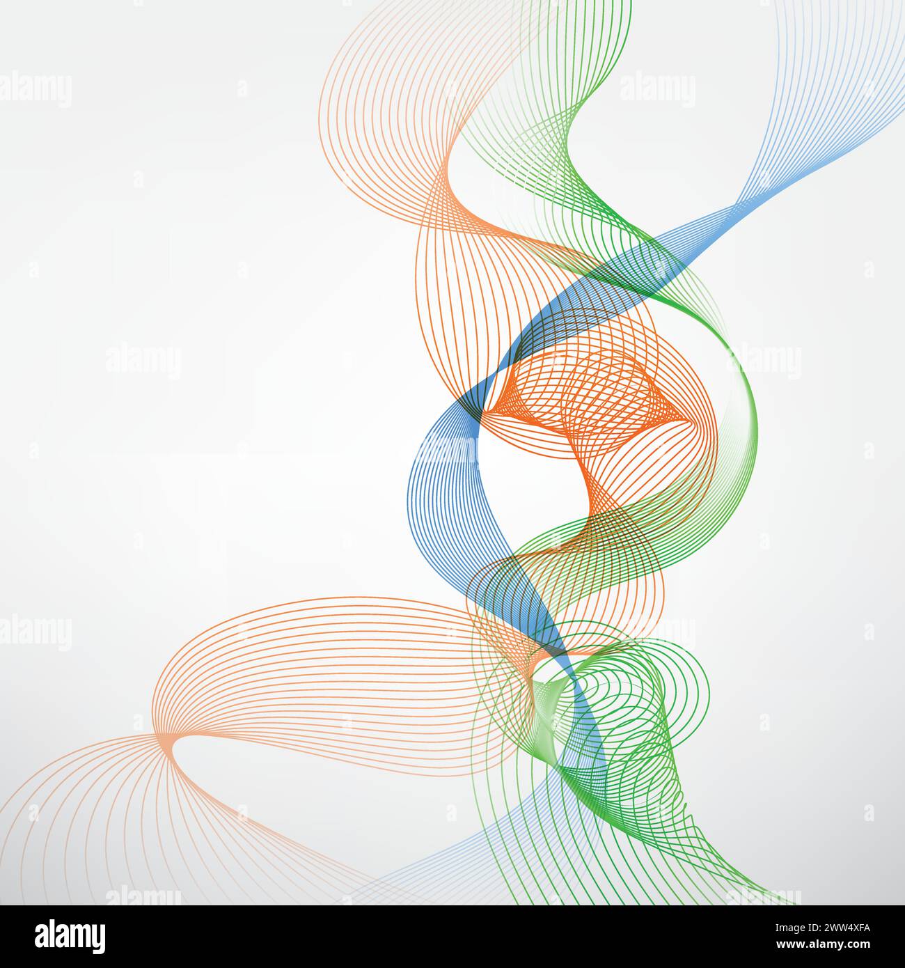 Abstract Color Blend Wave, Vector Illustration Stock Vector Image & Art ...