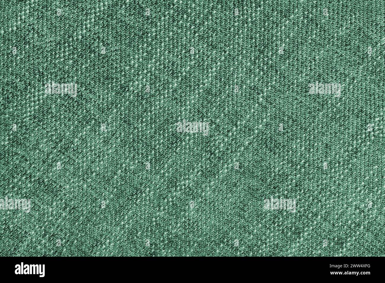 Coarse weave jacquard fabric texture background, green cloth texture ...