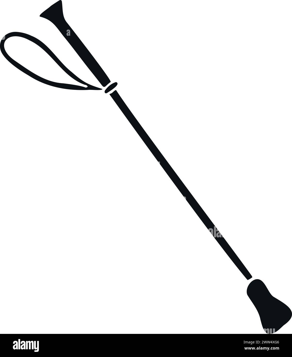 Vector hand drawn doodle sketch colored horse stick isolated on white ...