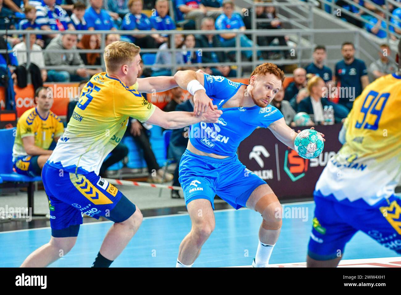 Plock, Poland. 21st Mar, 2024. 2024.03.21 Plock pi?ka reczna Orlen ...