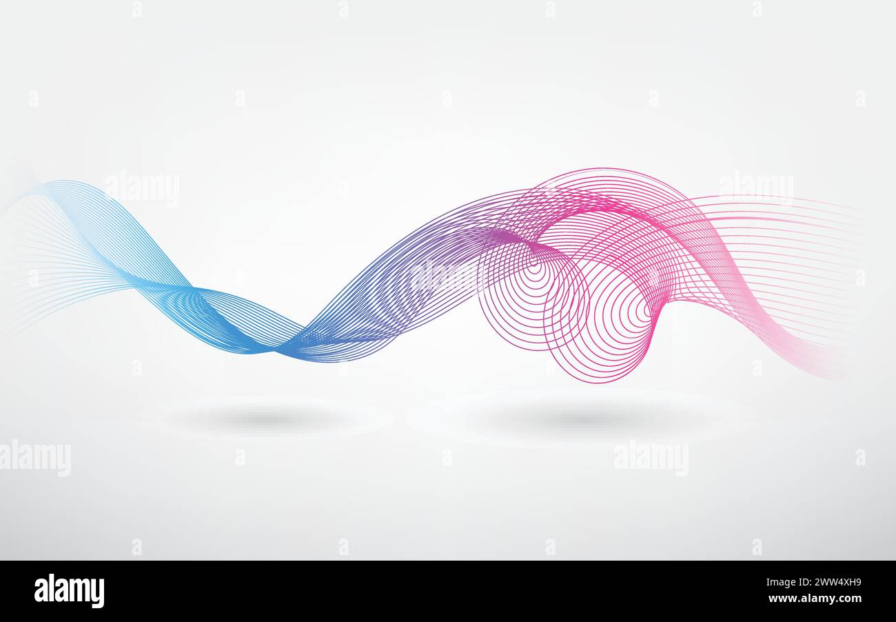 Abstract Color Blend Wave, Vector Illustration Stock Vector Image & Art ...