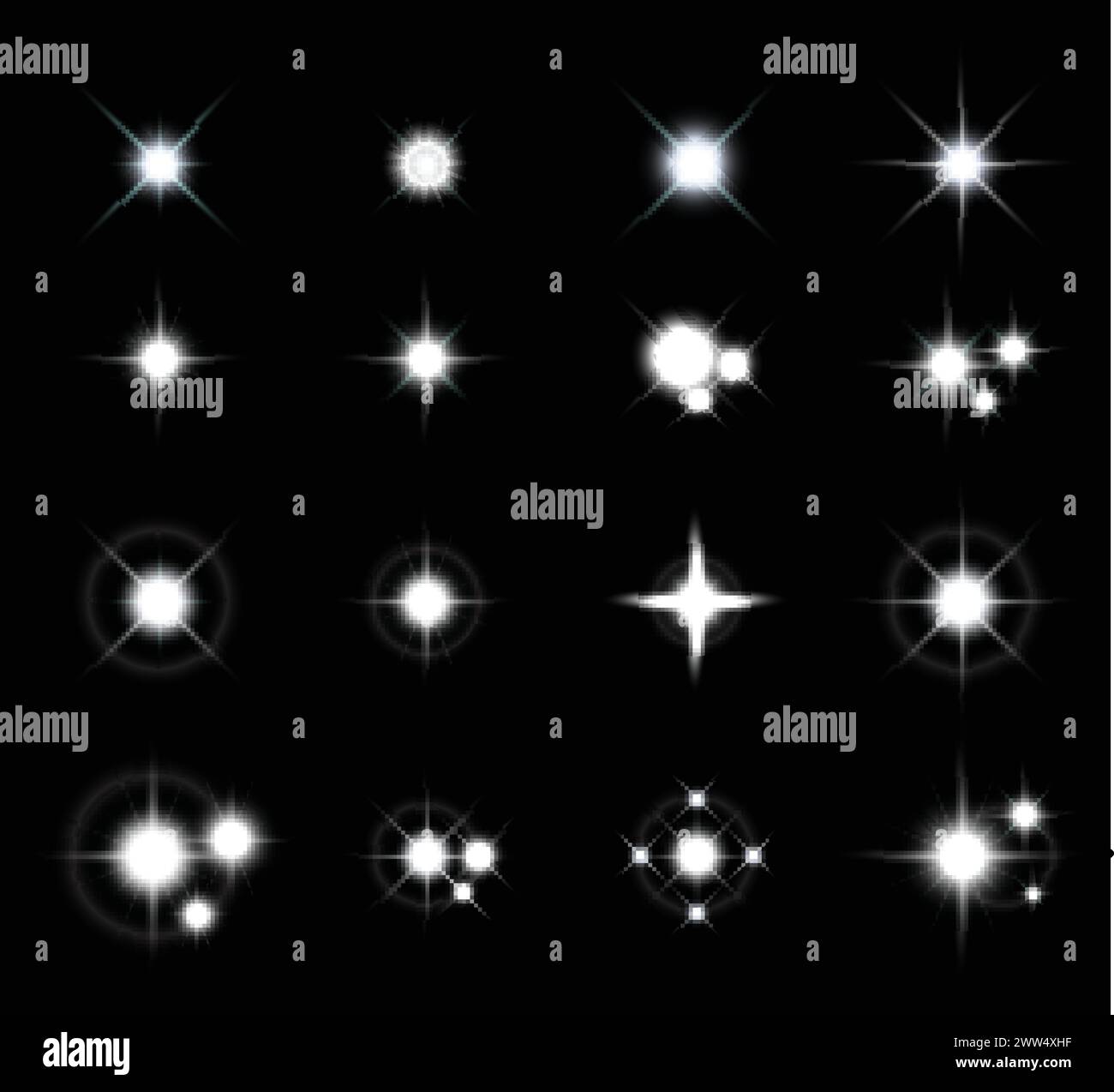 Star Light Vector Sets, Vector Illustration Stock Vector Image & Art ...