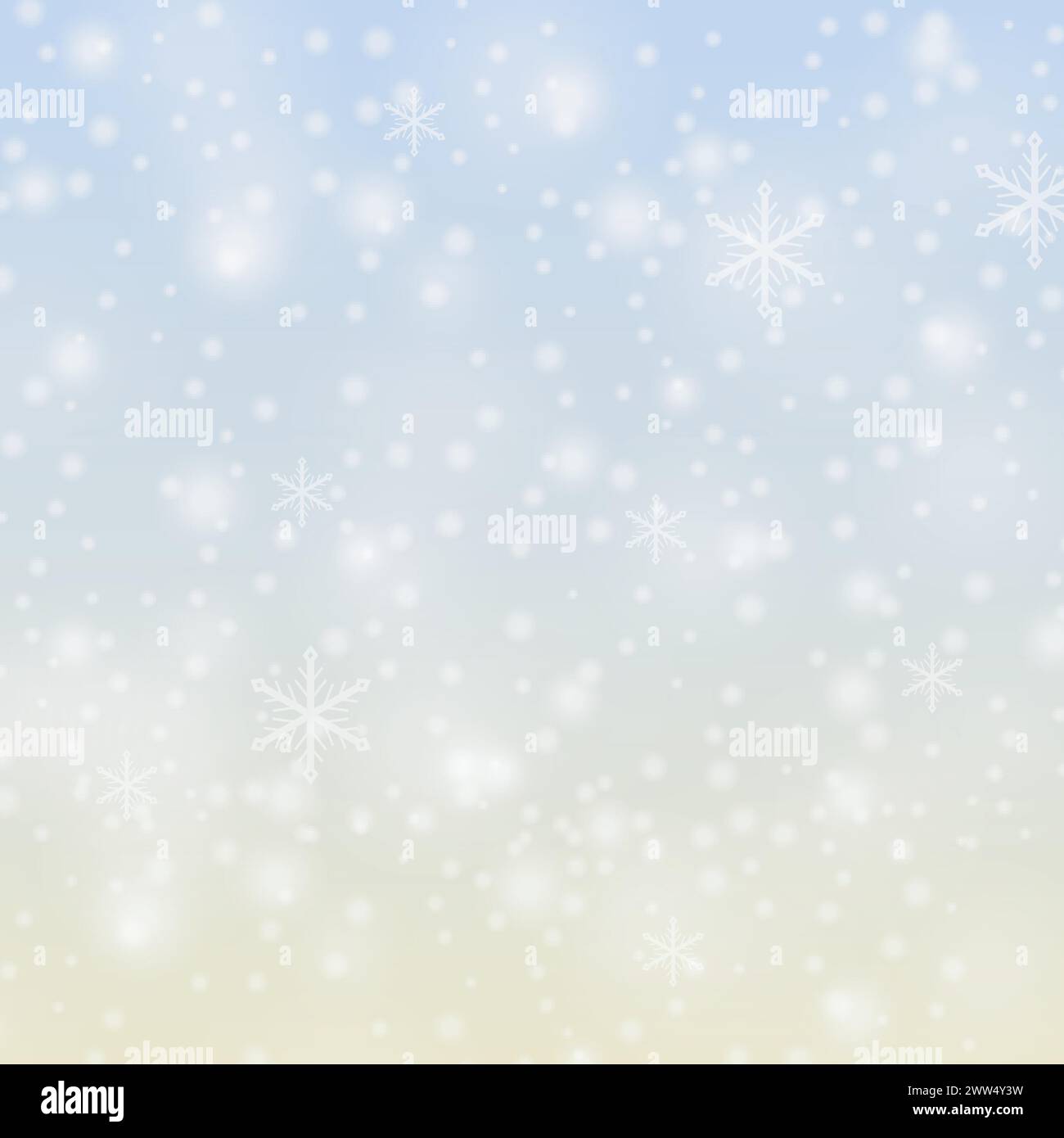 Snowflakes Falling Background, Vector Illustration Stock Vector Image ...