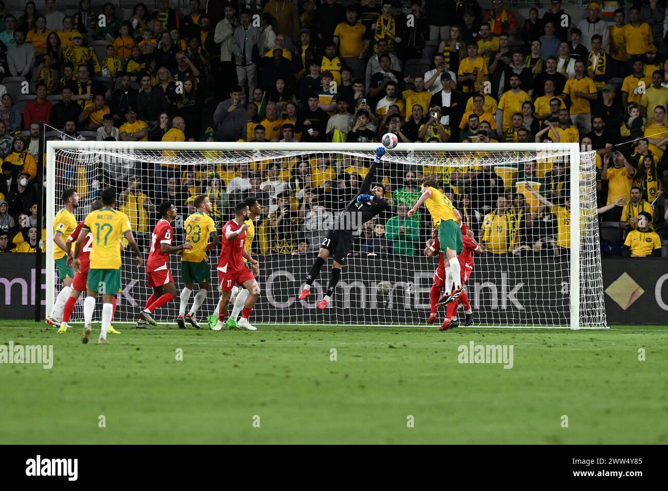 21st March 2024; CommBank Stadium, Sydney, NSW, World Cup Qualifying ...