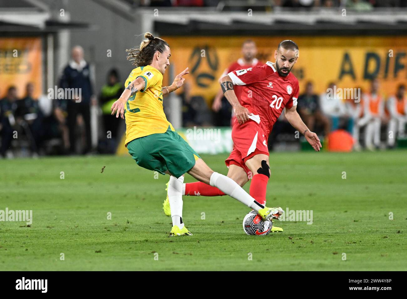 21st March 2024; CommBank Stadium, Sydney, NSW, World Cup Qualifying ...