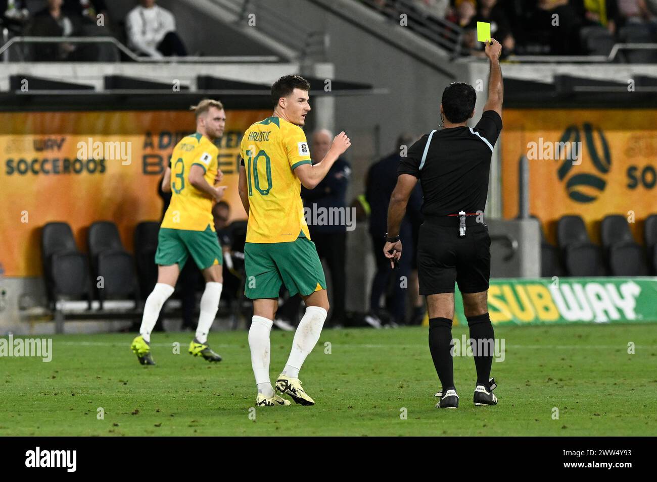 21st March 2024; CommBank Stadium, Sydney, NSW, World Cup Qualifying ...