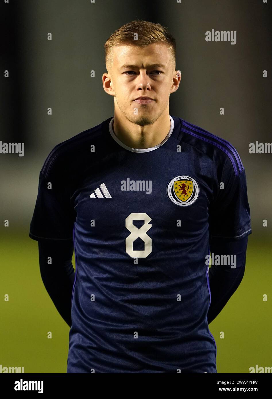 Scotland's Connor Barron before the UEFA Euro U21 Championship ...