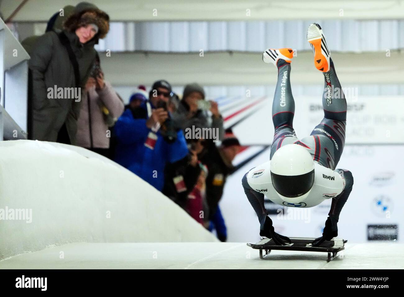Chun-Hung Chiang, of Taiwan, starts his first run in the World Cup ...
