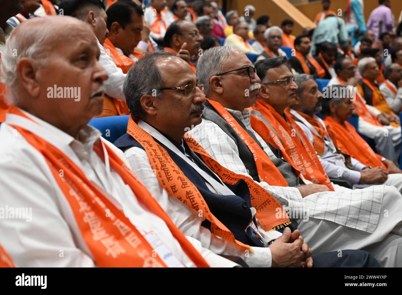India. 21st Mar, 2024. NEW DELHI, INDIA - MARCH 21: Sah-Sarkaryavah RSS ...