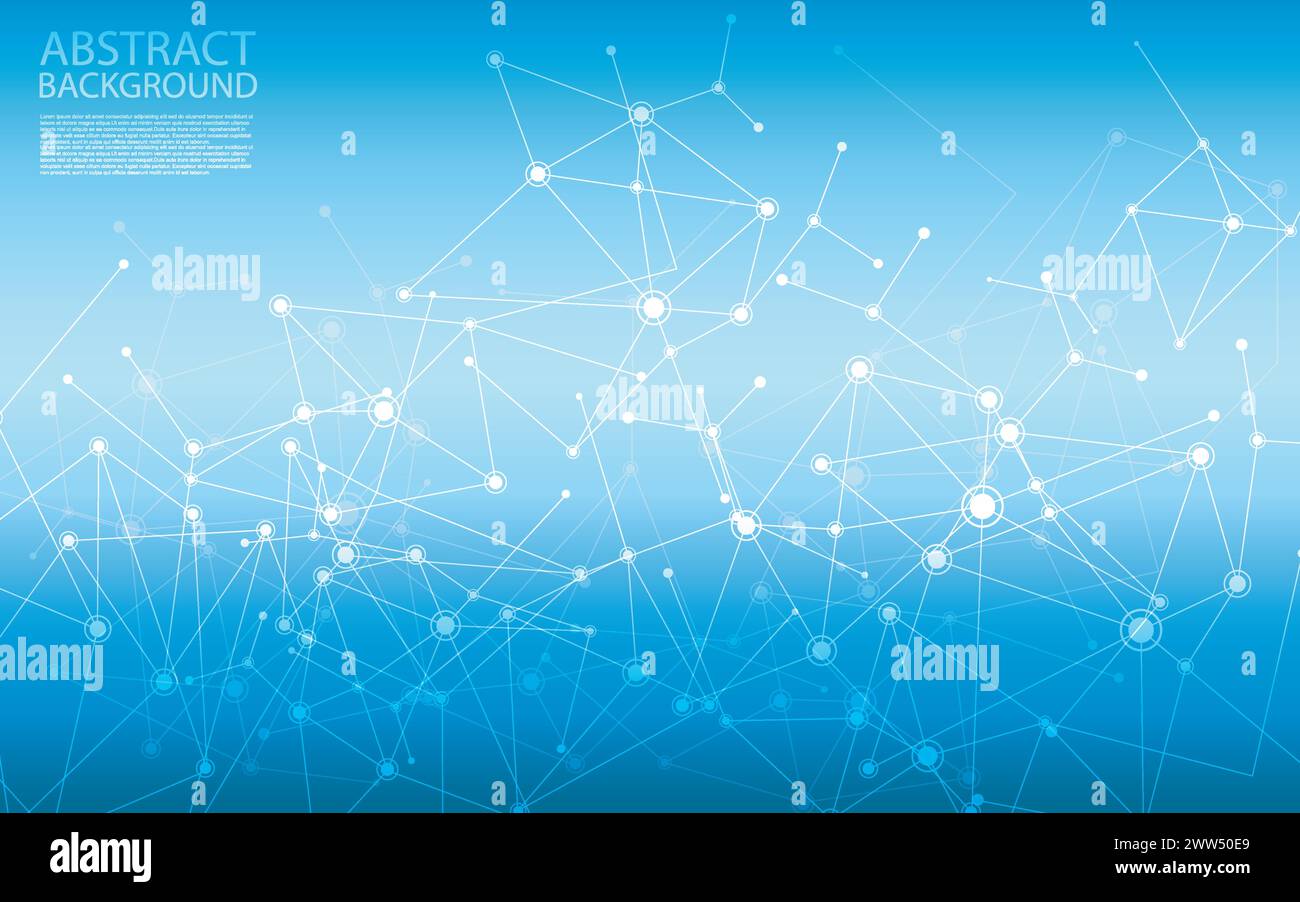 Geometric Molecule Background, Vector Illustration Stock Vector Image & Art - Alamy