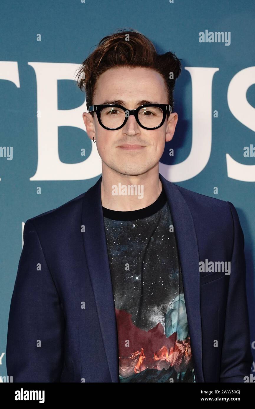 Tom Fletcher arrives for the UK gala screening of Ghostbusters: Frozen ...