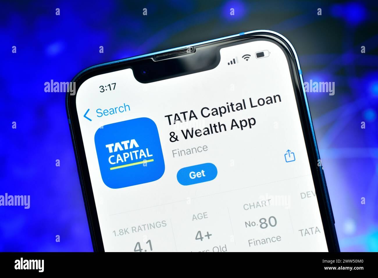 New Delhi, India 20 March 2024:- Tata capital application on smartphone ...