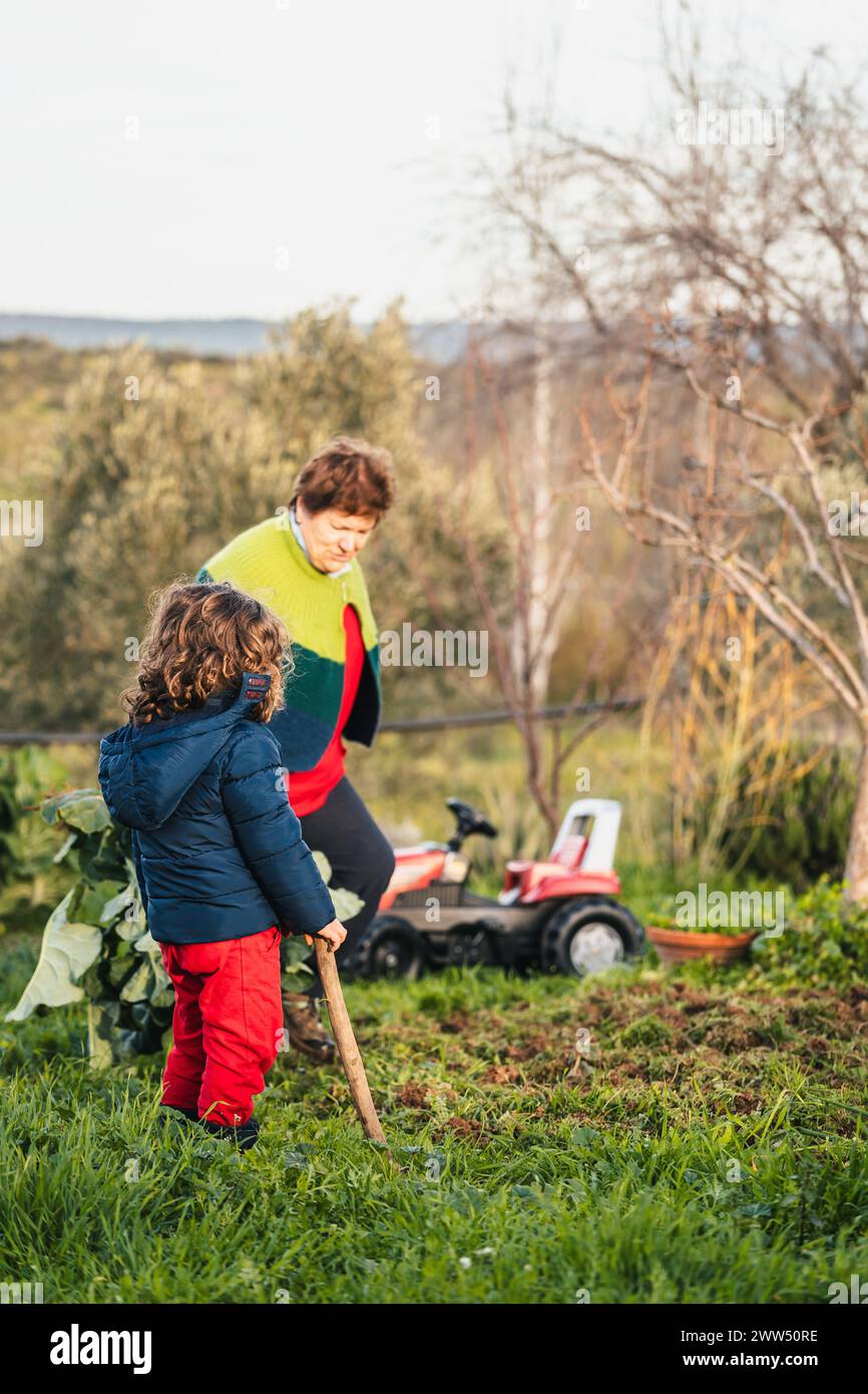 Man observing child hi-res stock photography and images - Alamy