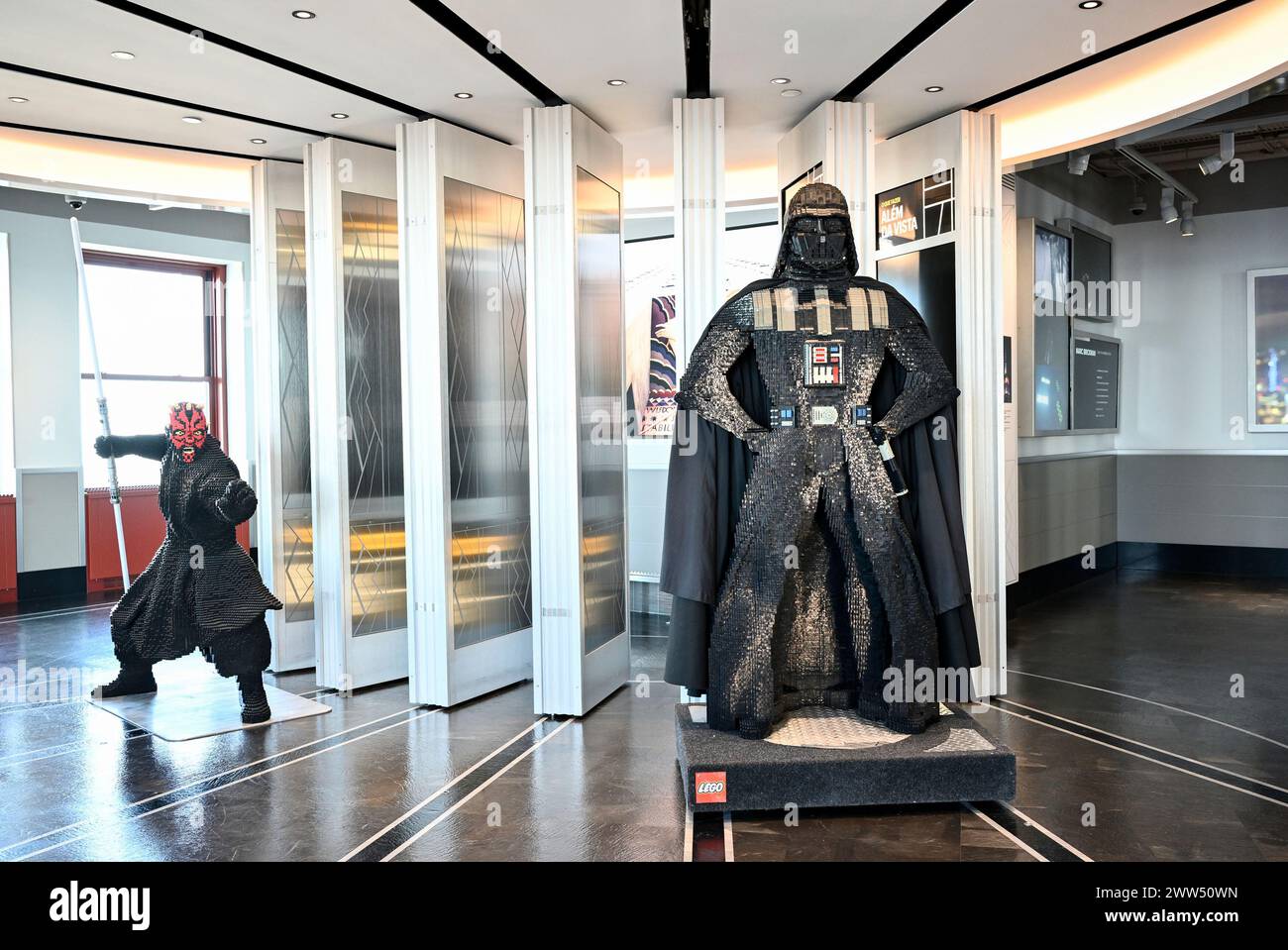 A Lego Star Wars installation is part of the Star Wars Empire State ...