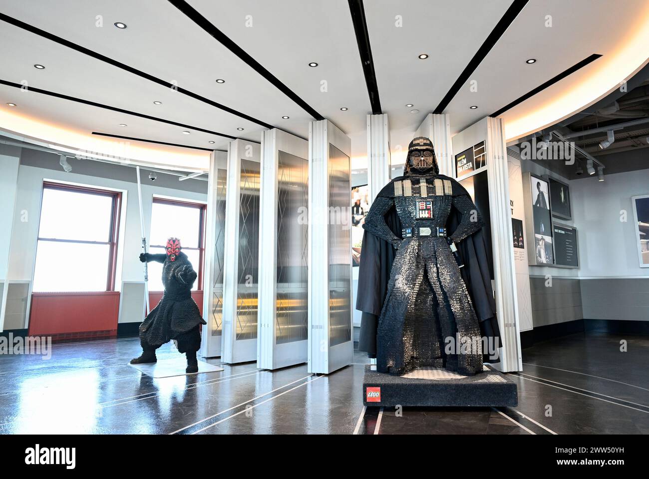 A Lego Star Wars installation is part of the Star Wars Empire State ...